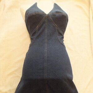 Victoria's Secret | Dresses | Vintage 99s Halter Denim Dress From ...